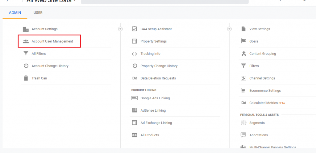 Google Analytics - How to Add a User as a Manager? | Brandconn